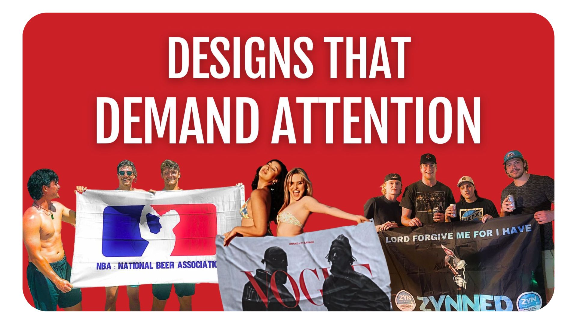 Flagaholics | The Best Funny Flags for College Dorm Rooms!