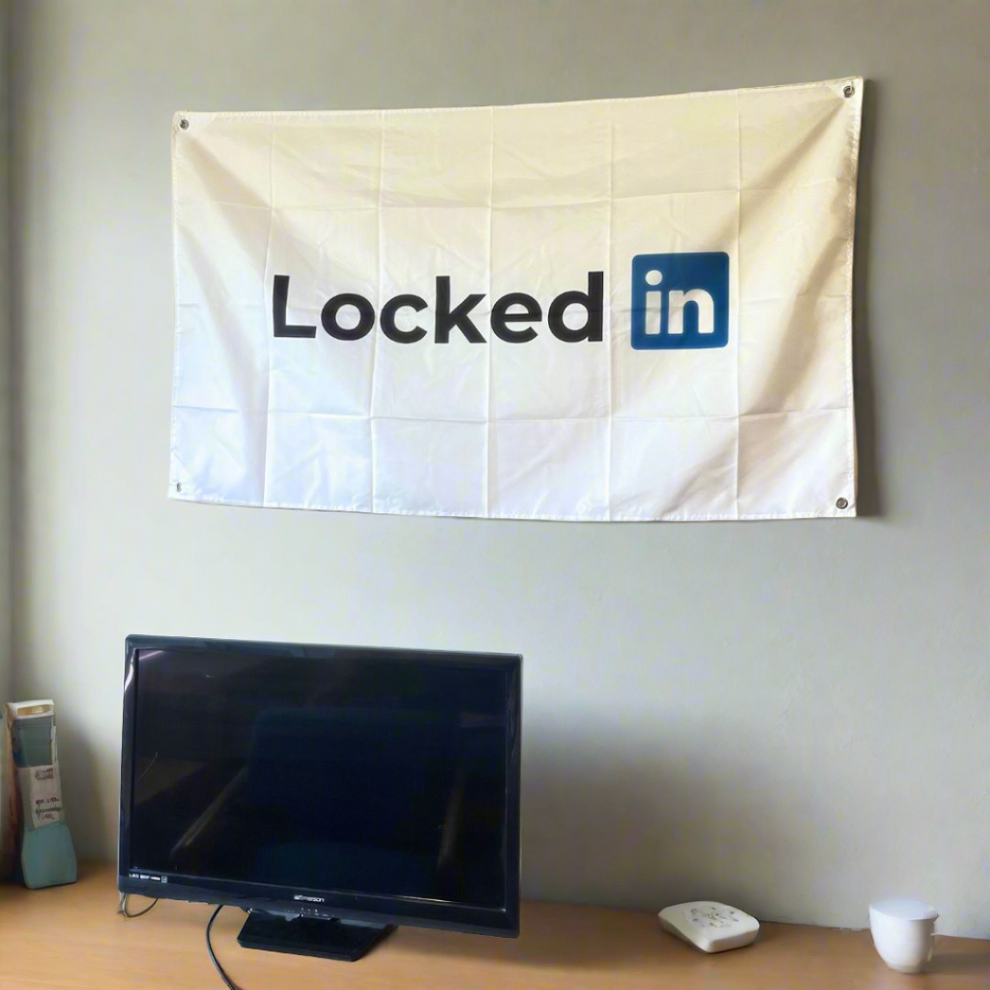 Locked In Flag | Funny Dorm Room Flag – Flagaholics